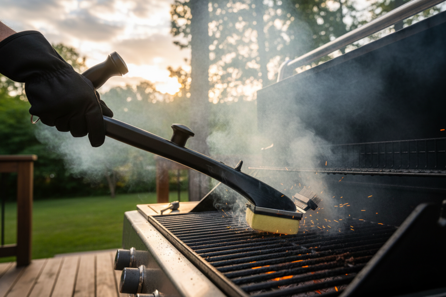Authentic Grill Daddy PRO with SAFE BRISTLE-LOCK Made in the USA